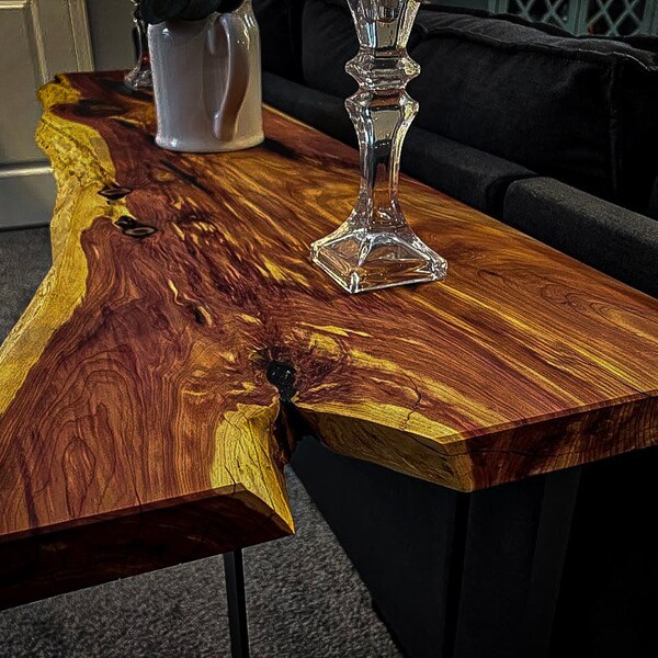 Epoxy Cedar Table - Etsy