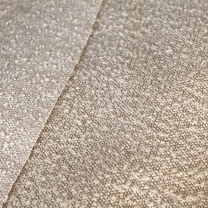 Boucle Upholstery Fabric by Metre | BEIGE (2A) - Etsy