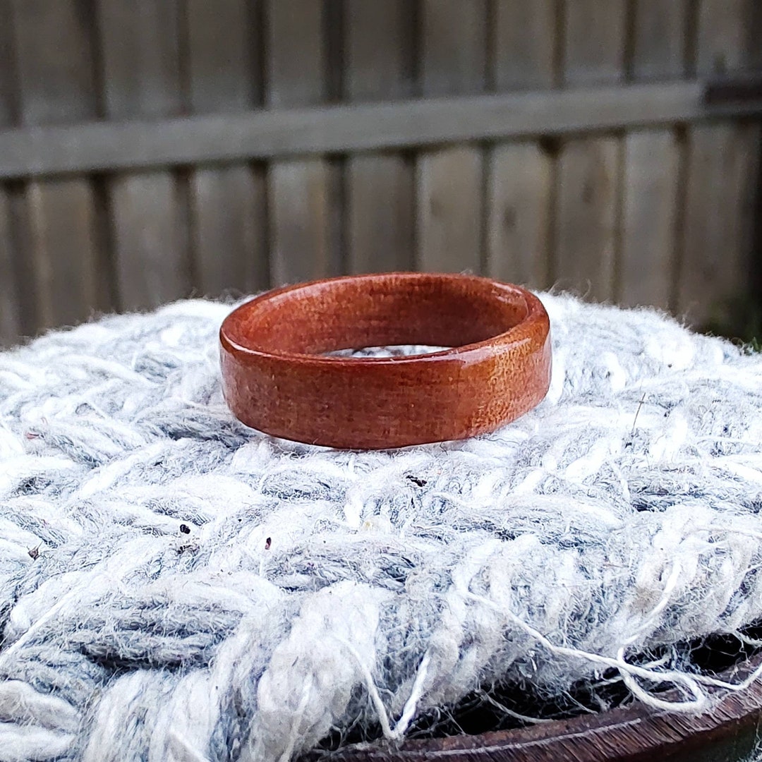 Myrtle Timber Ring Made in Tasmania Wood Ring - Etsy