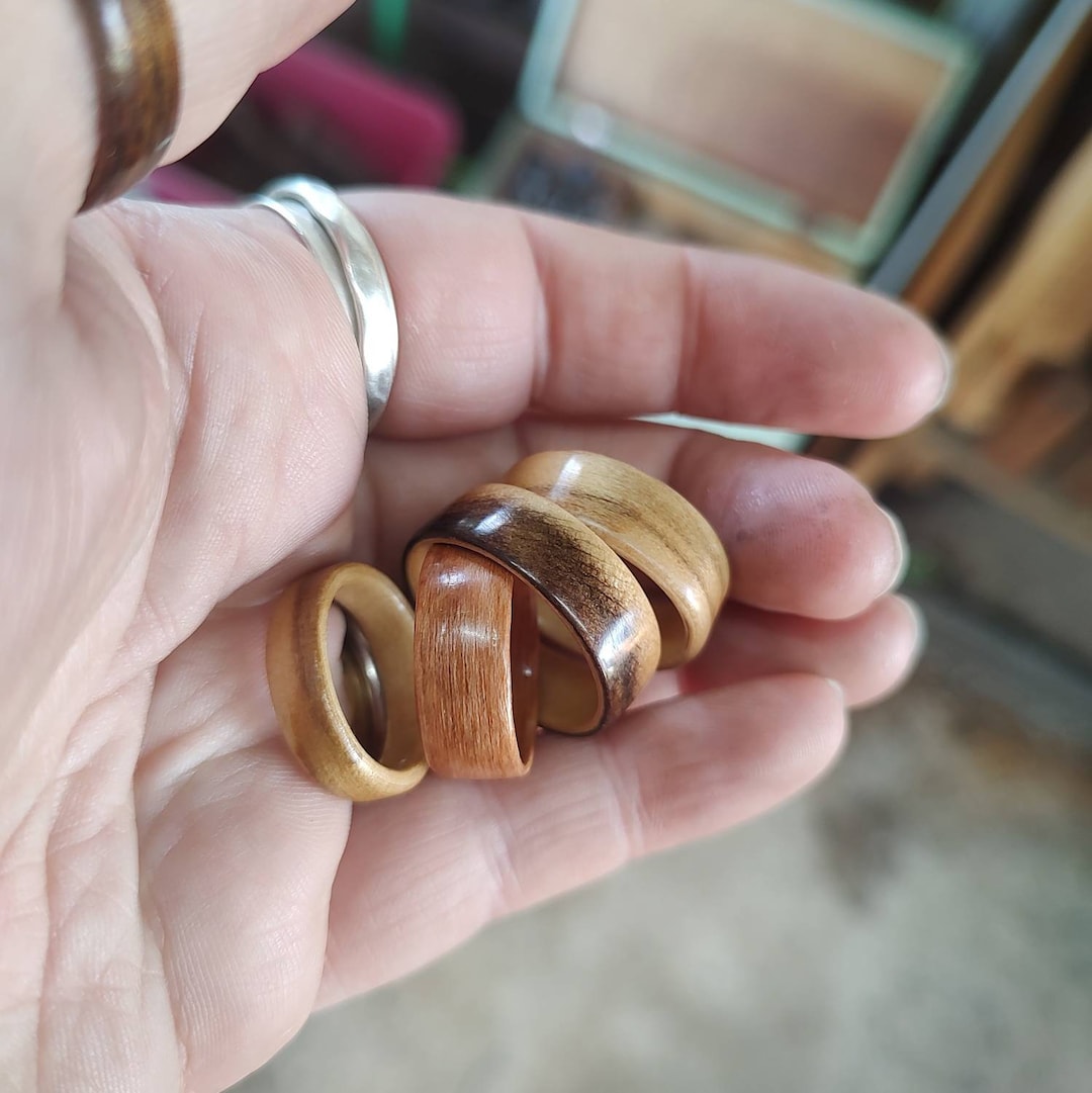 Timber Ring, Custom Timber & Size • Made in Tasmania • Wood Ring - Etsy