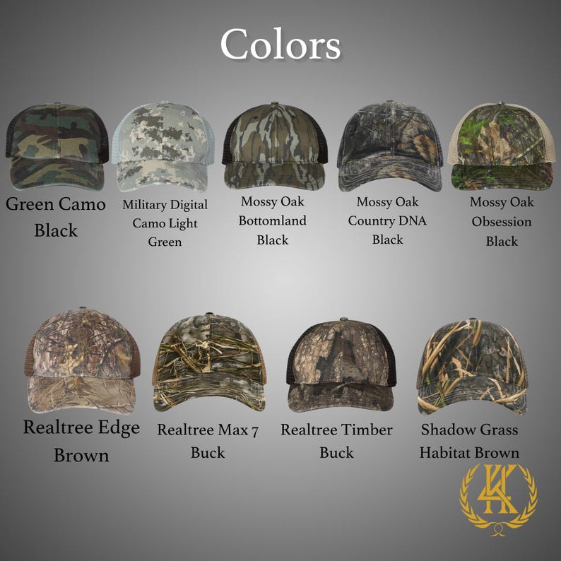 Custom Embroidered Richardson Garment Washed Printed Trucker Cap 111P ...