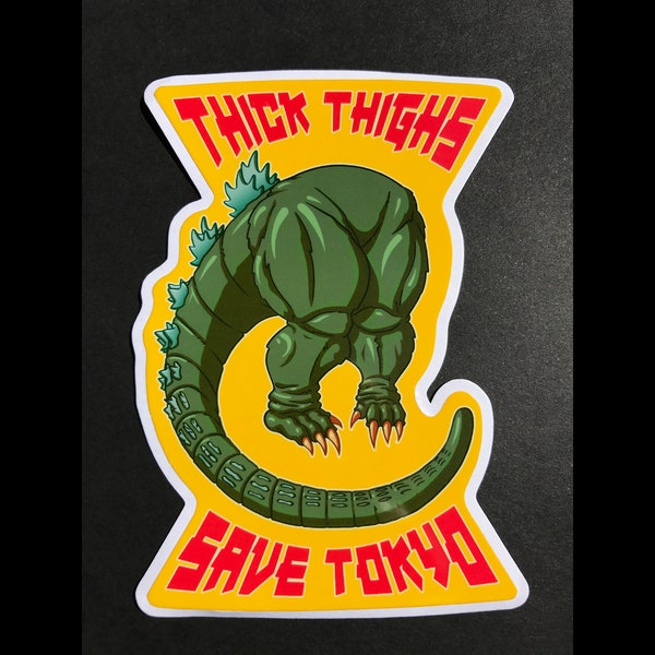 Godzilla Car Decal - Etsy