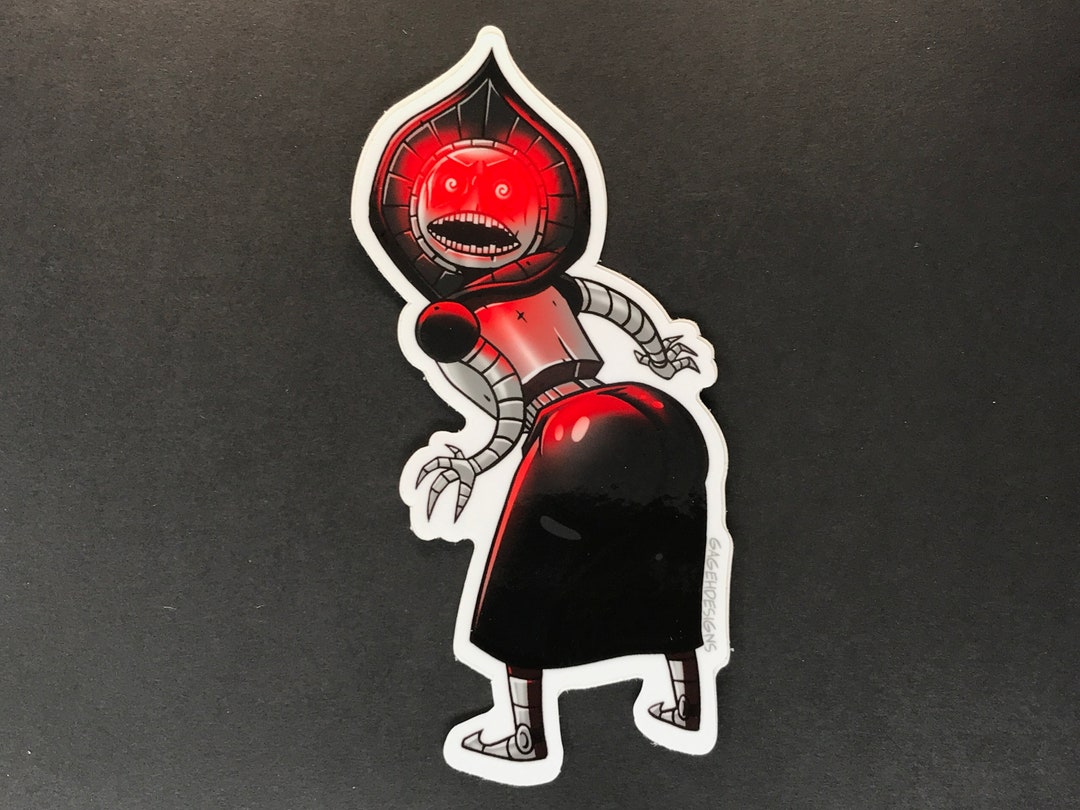 Flatwoods Monster Cryptid Butt Vinyl Sticker 4.5 Inch Tall Braxie - Etsy
