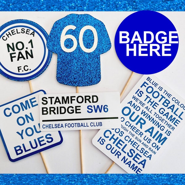 Chelsea Cake Topper - Etsy UK