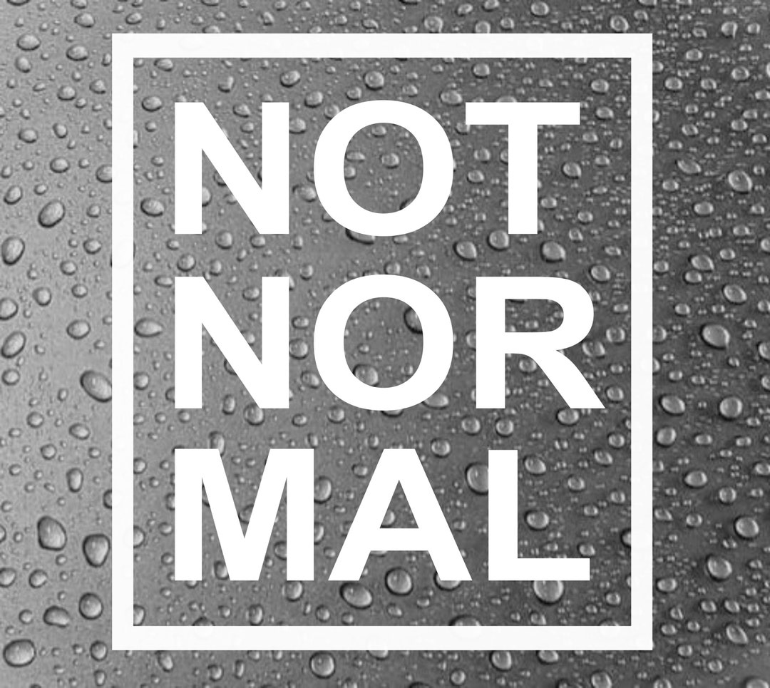Not Normal MINI Cooper Car Vinyl Sticker JDM Euro Van - Etsy