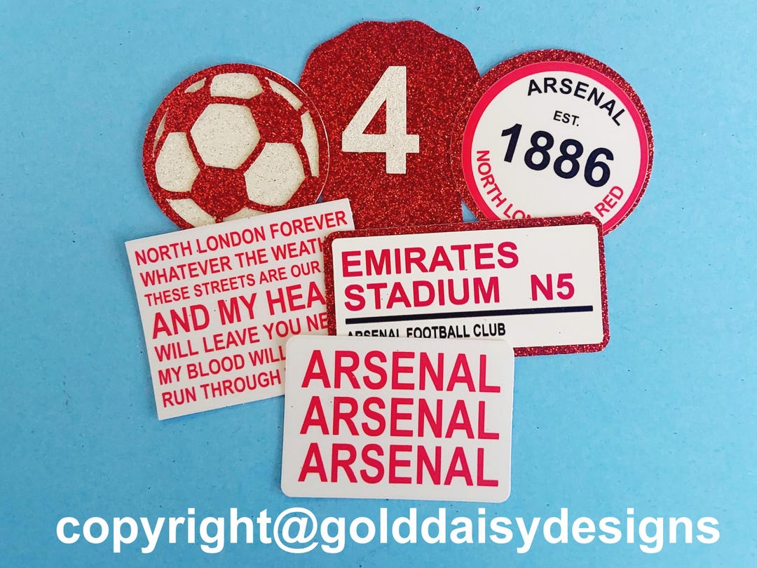 Football Themed Cupcake Toppers Personalised With Age Football Cake ...