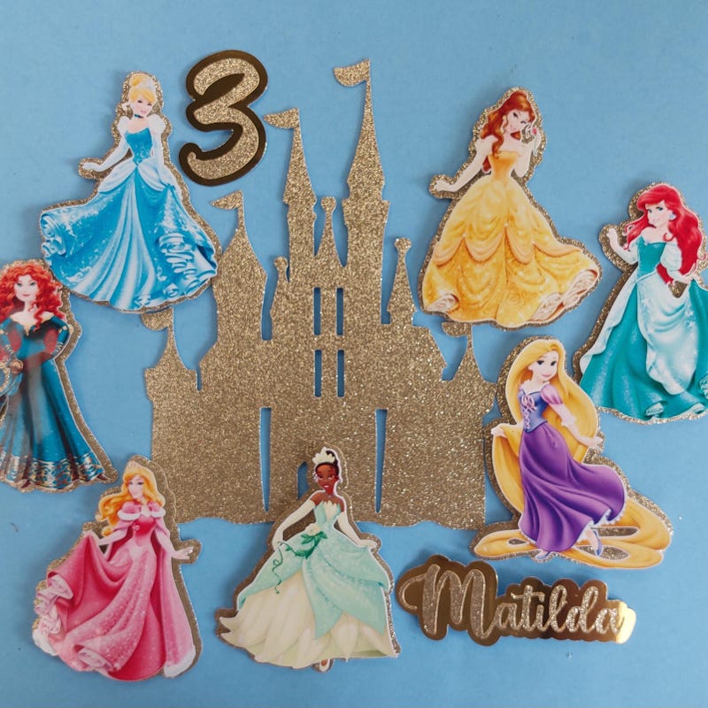 Princess Cake Topper - Etsy UK