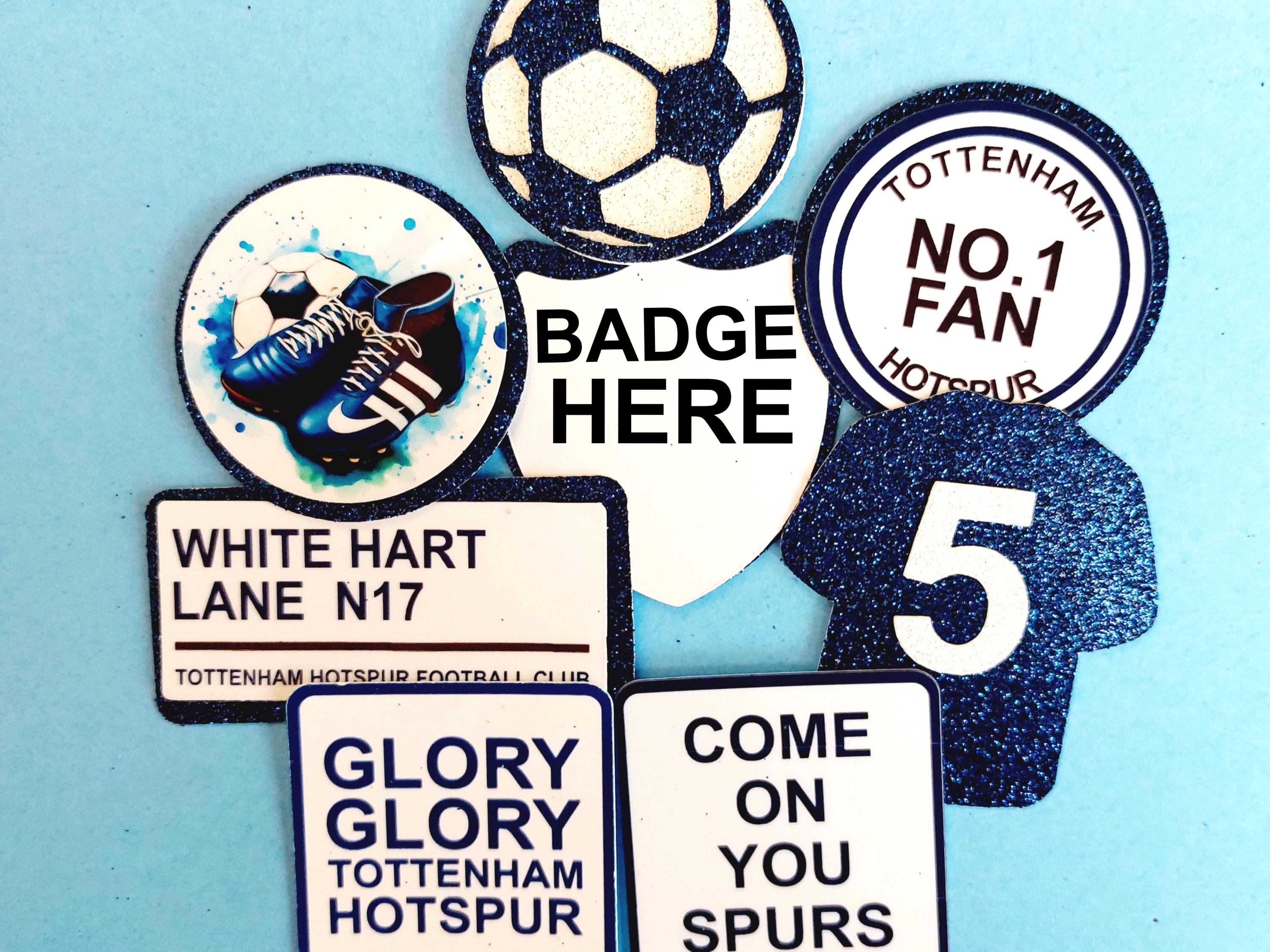Tottenham 9 Piece Cake Toppers Personalised With Age and Name - Etsy UK