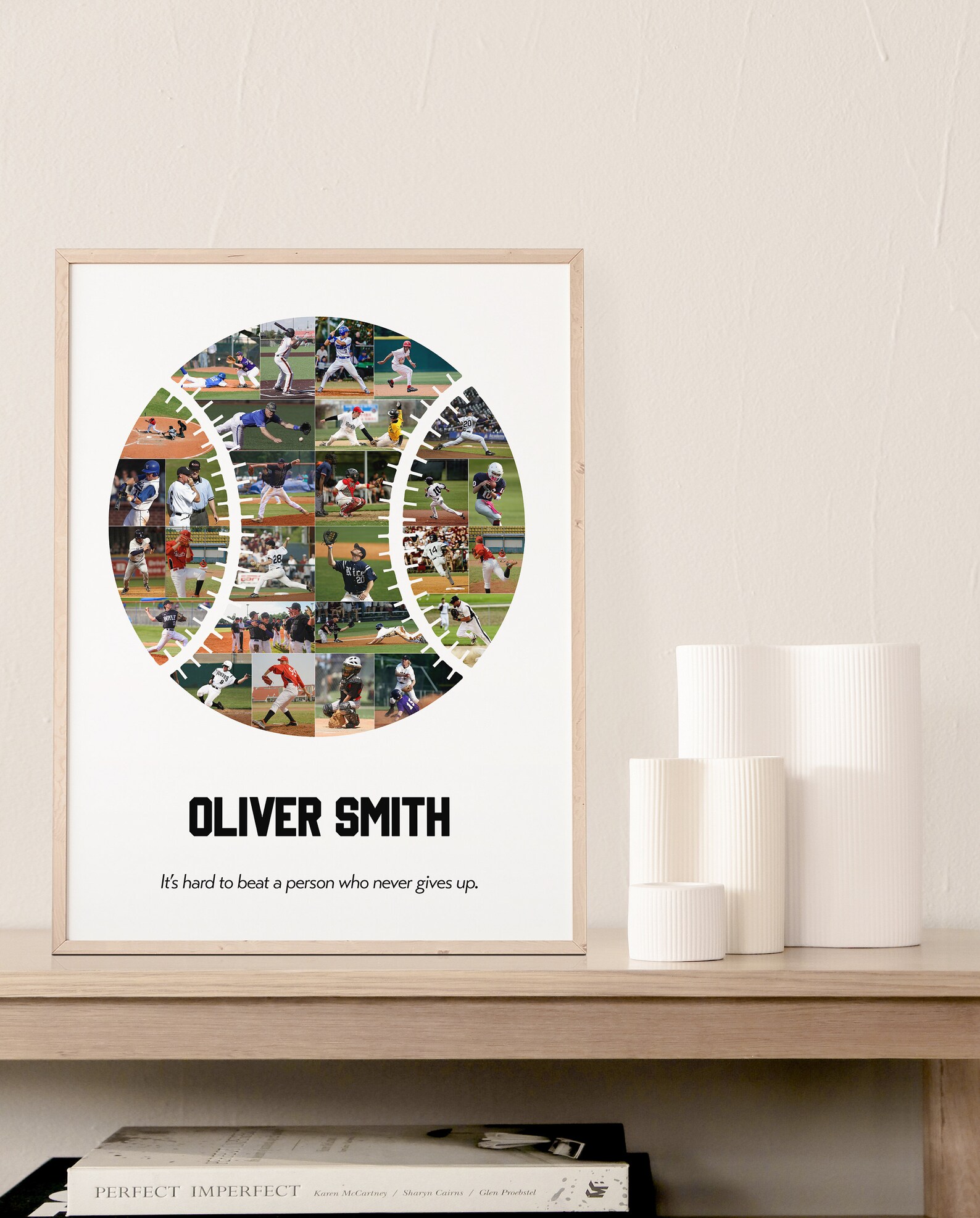 Baseball Photo Collage, Senior Night Gift, Sport Photo Collage ...