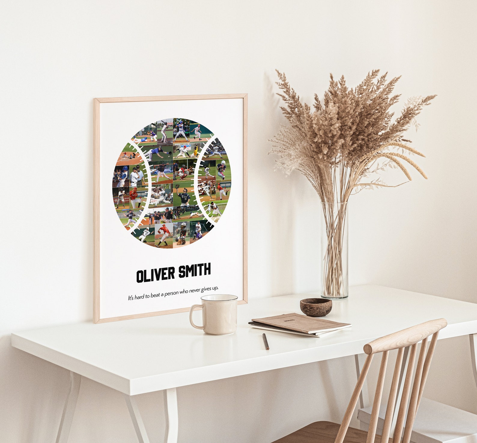 Baseball Photo Collage, Senior Night Gift, Sport Photo Collage ...