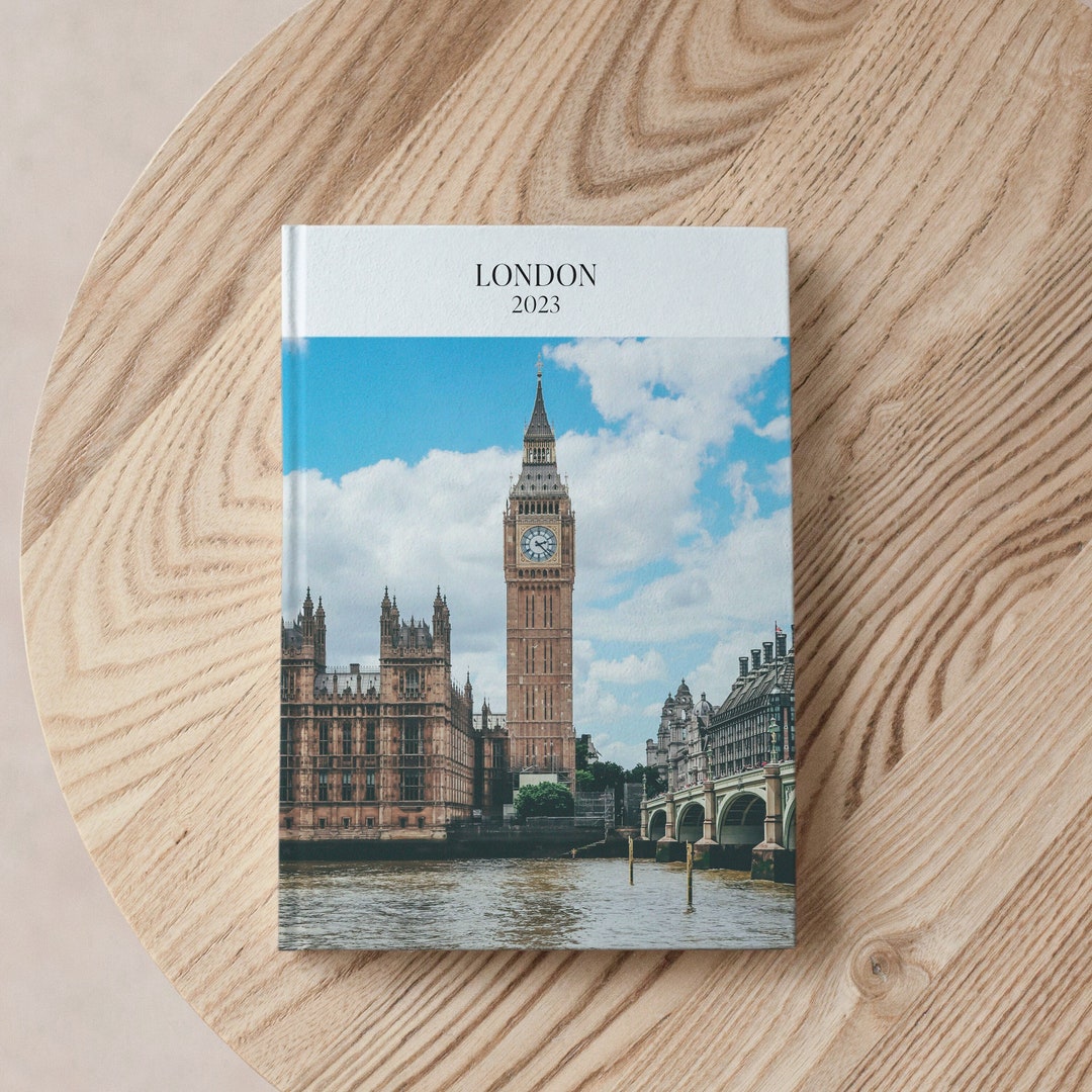 London Photo Album Book, Custom Photo Album, UK Travel Memories Photo ...
