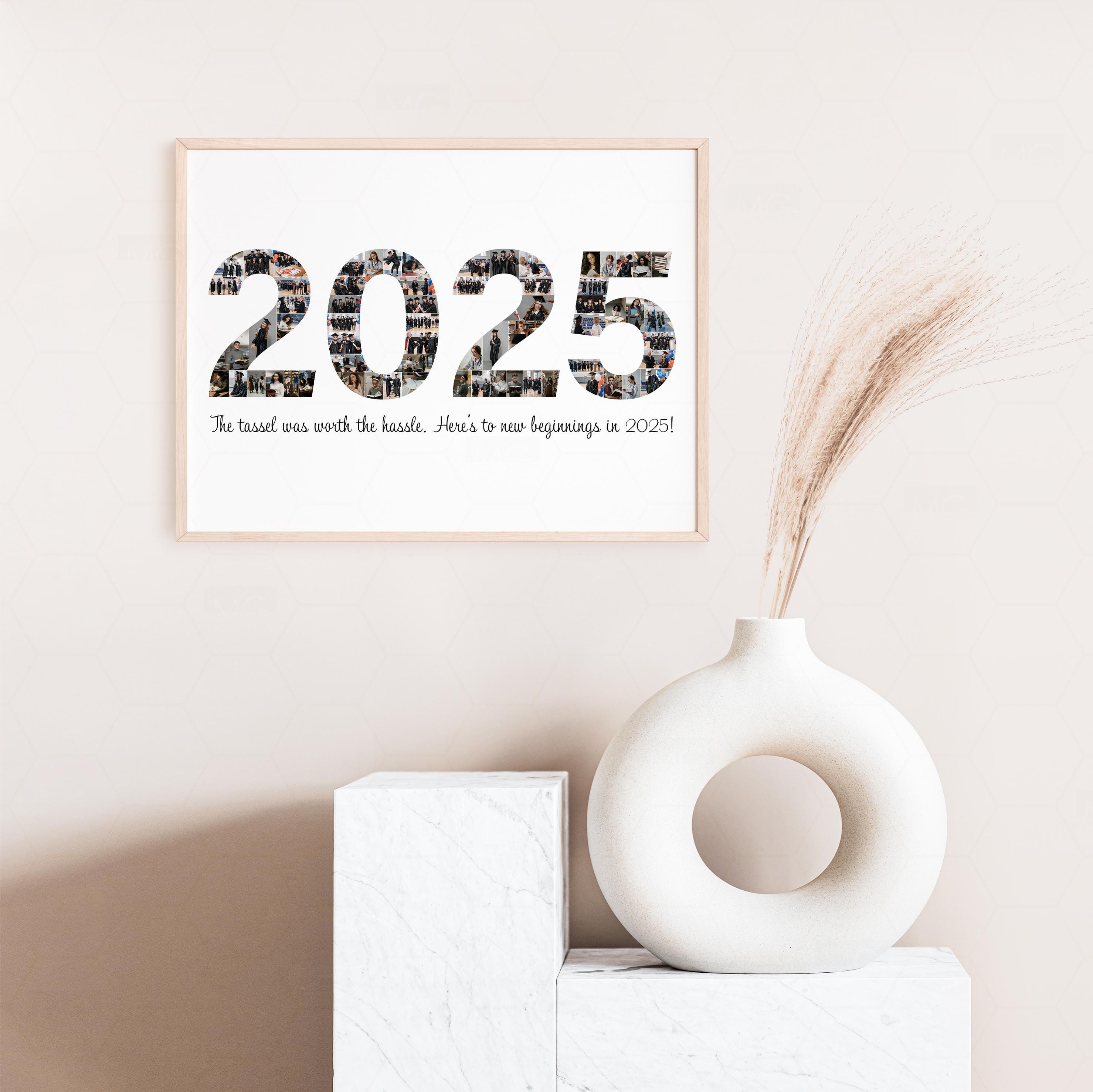 Graduation Photo Collage, Class of 2025 Gift, Graduation Gift for Her ...