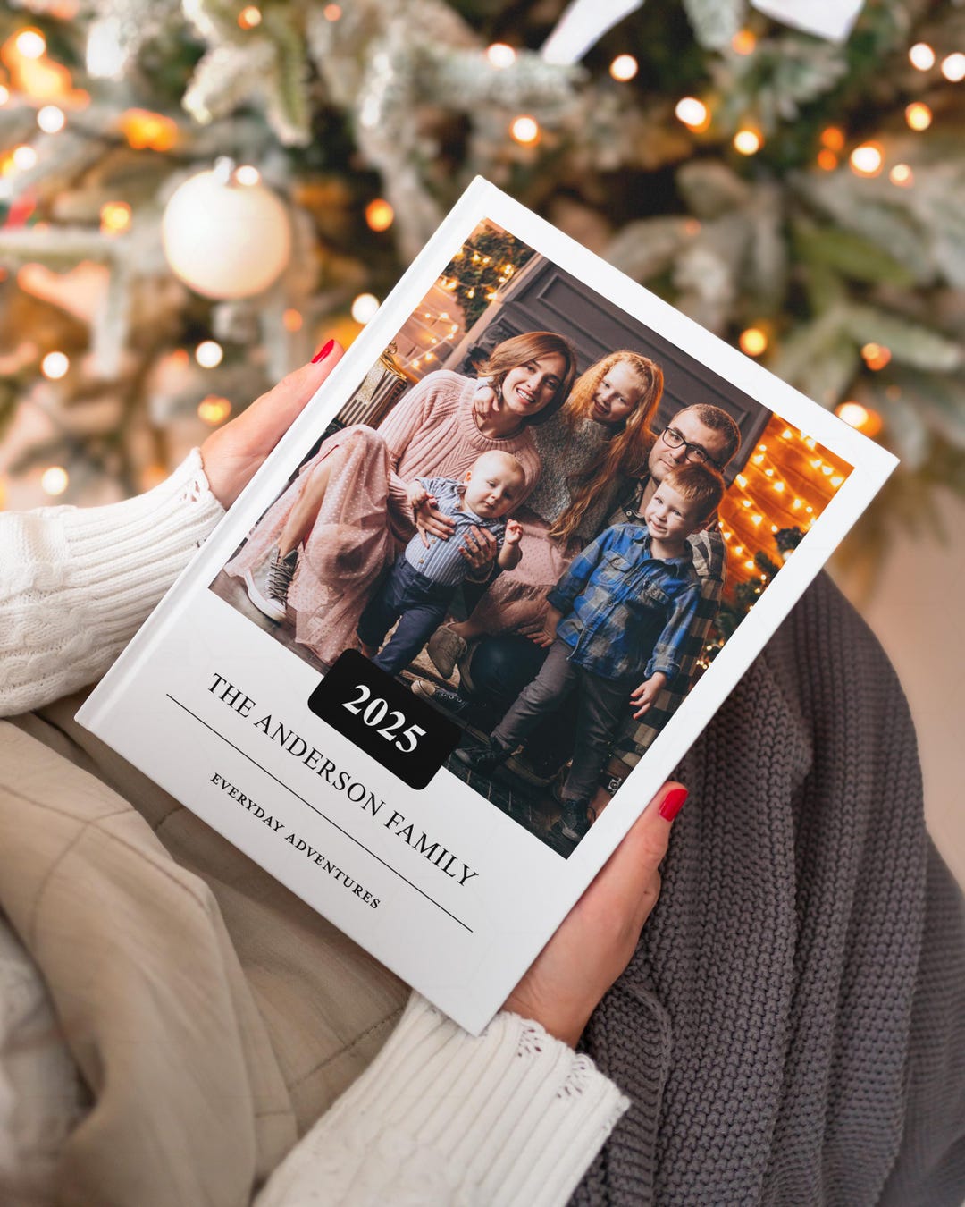 Custom Christmas Photo Book | Personalized Family Holiday Album ...