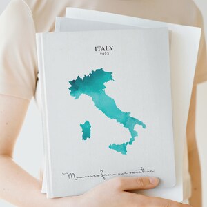 Personalized Photo Album Book, Italy Photo Album, Our Adventure Book ...