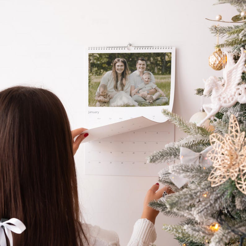 2026 Personalized Family Photo Calendar | Custom Family Calendar Gift ...
