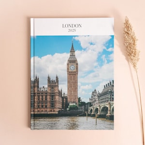 London Photo Album Book, Custom Photo Album, UK Travel Memories Photo ...