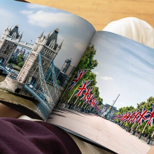 London Photo Album Book, Custom Photo Album, UK Travel Memories Photo ...