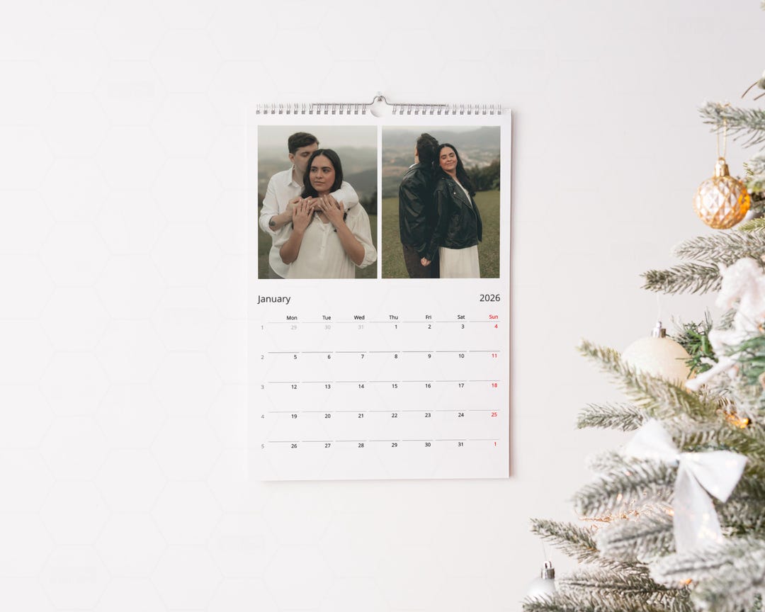 Personalized Couple Calendar 2026 – Custom Photo Calendar for Couples ...