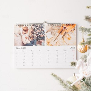 Photo Calendar 2025, Family Photo Calendar, Personalized Calendar 2025 ...