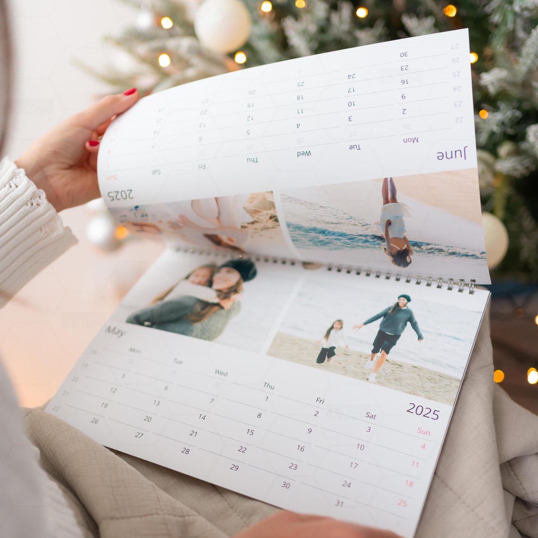 2025 Wall Calendar, Personalized Photo Calendar, Custom Photo Calendar ...