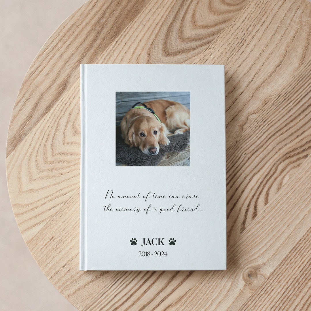 Pet Memorial Photo Book, Loss of Pet Gift, Loved You Your Whole Life ...