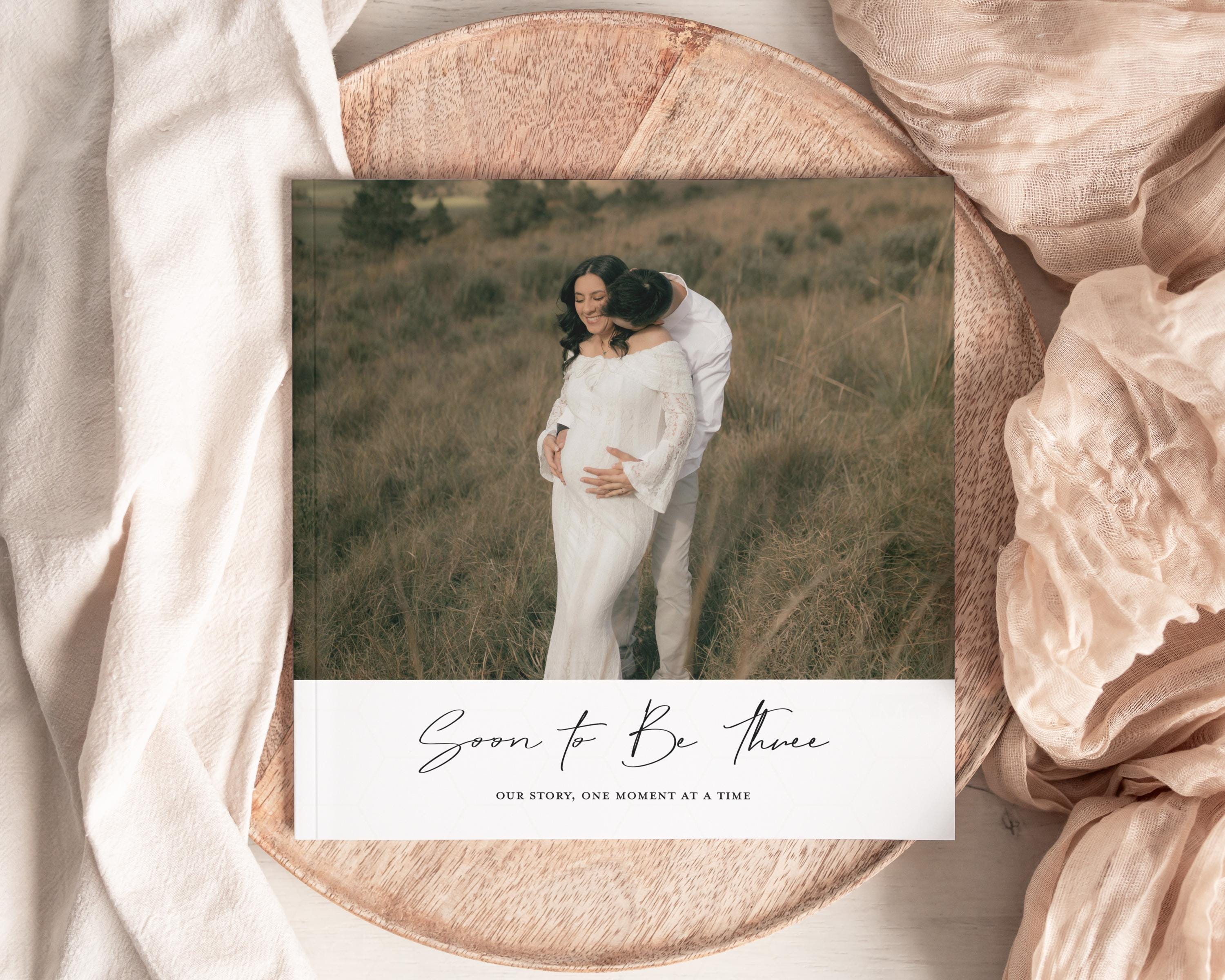 Custom Maternity Photo Album Printed – Personalized Pregnancy Photo ...