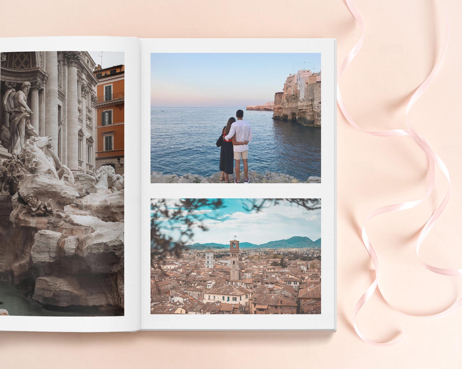 Italy Photo Album Book, Personalized Photo Album, Our Adventure Book ...