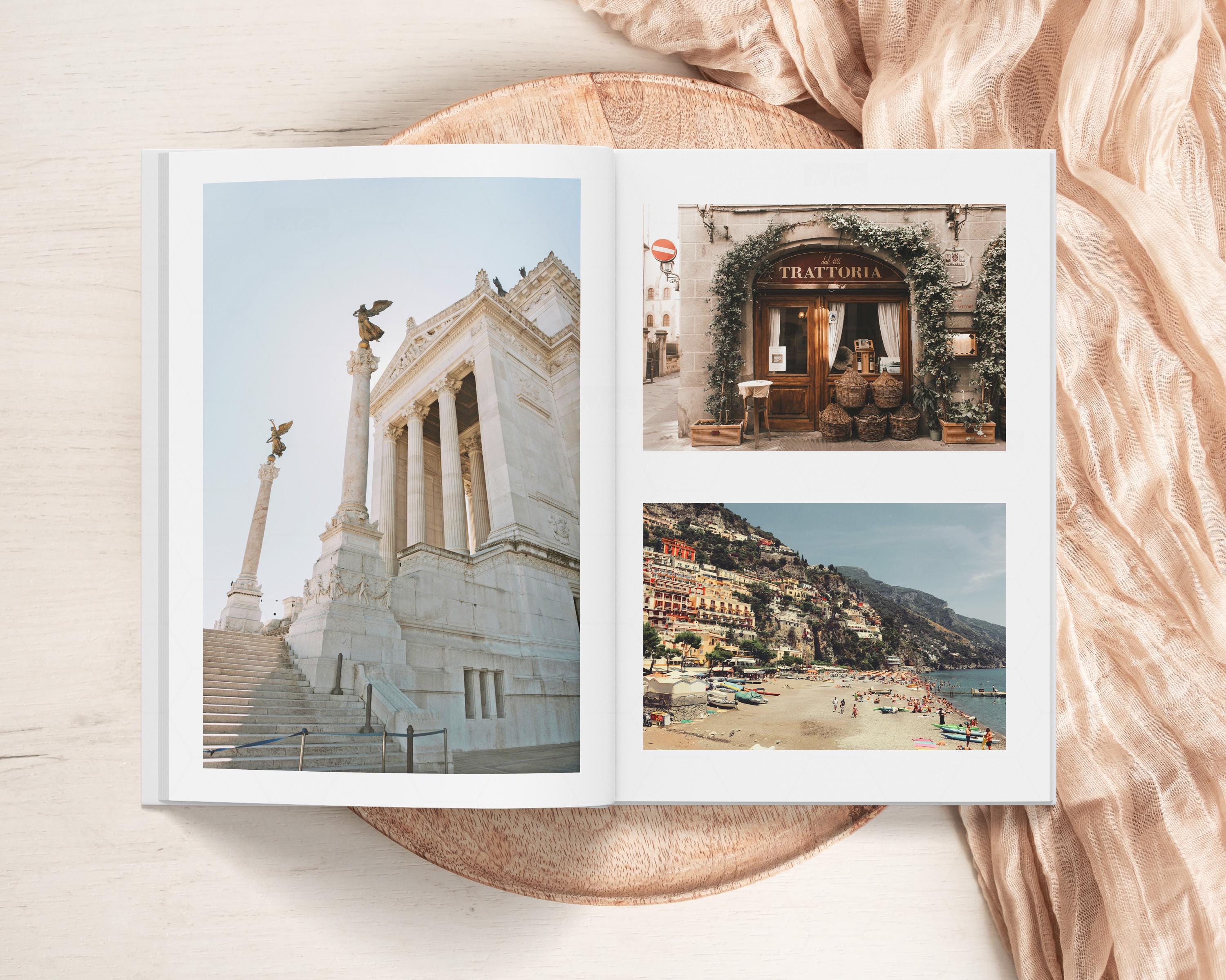 Italy Photo Album Book, Personalized Photo Album, Our Adventure Book ...