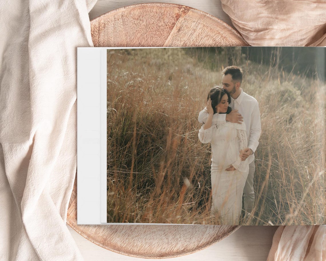 Custom Maternity Photo Album Printed – Personalized Pregnancy Photo ...