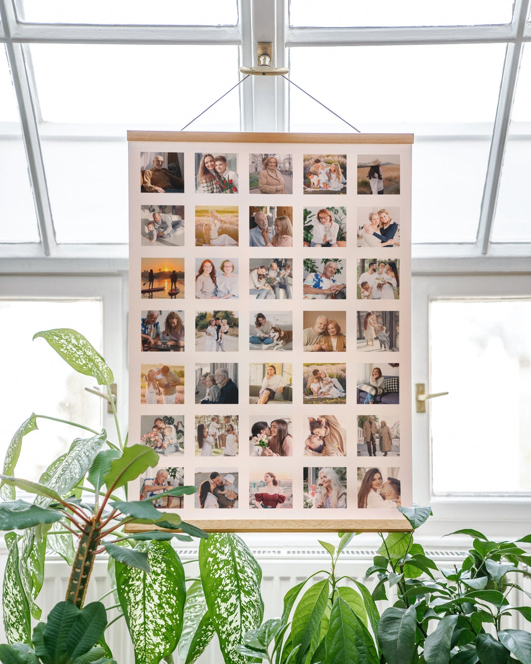 Large Photo Collage Poster Hanger, Picture Display for Wall, Gift for ...
