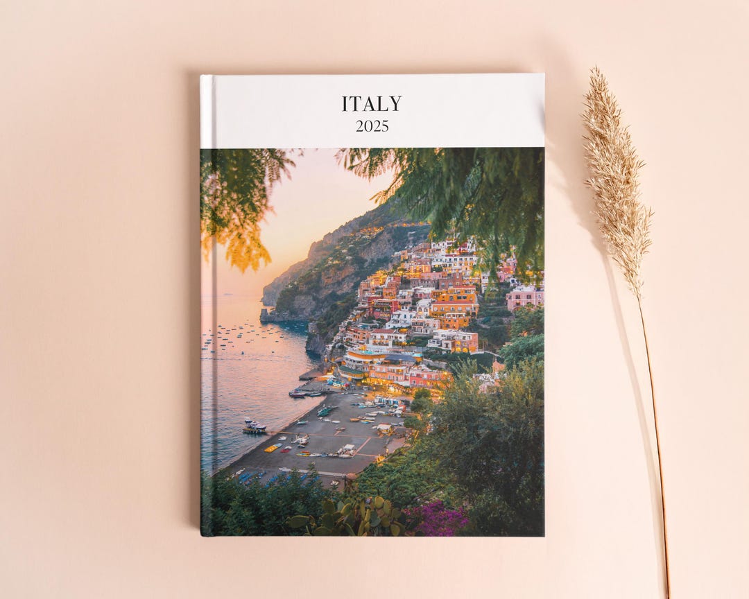 Italy Photo Album Book, Personalized Photo Album, Our Adventure Book ...