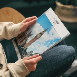 London Photo Album Book, Custom Photo Album, UK Travel Memories Photo ...