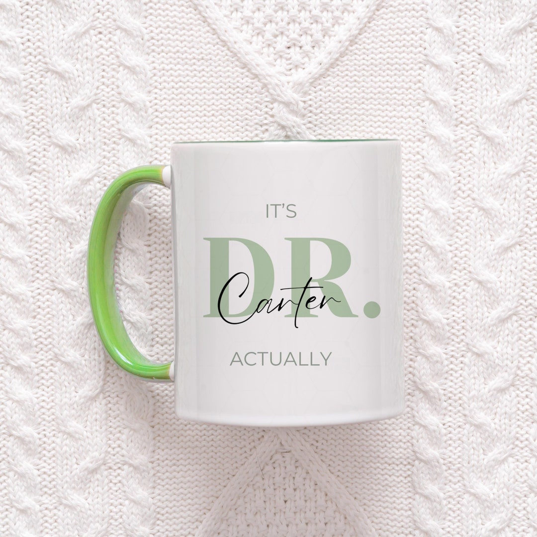 Custom Doctor Mug – It's Doctor Actually Mug – Future Doctor Gifts – Dr ...
