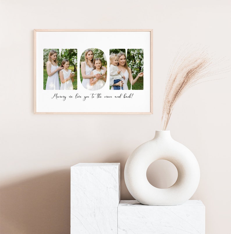 Personalized Gift for Mom, Mommy Photo Collage, Mother's Day Gift ...