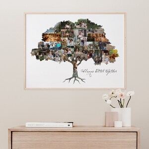 Family Tree Collage, Custom Family Tree Photo, Personalized Family Tree ...