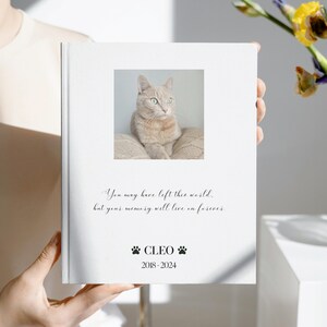 Pet Memorial Photo Book, Loss of Pet Gift, Loved You Your Whole Life ...