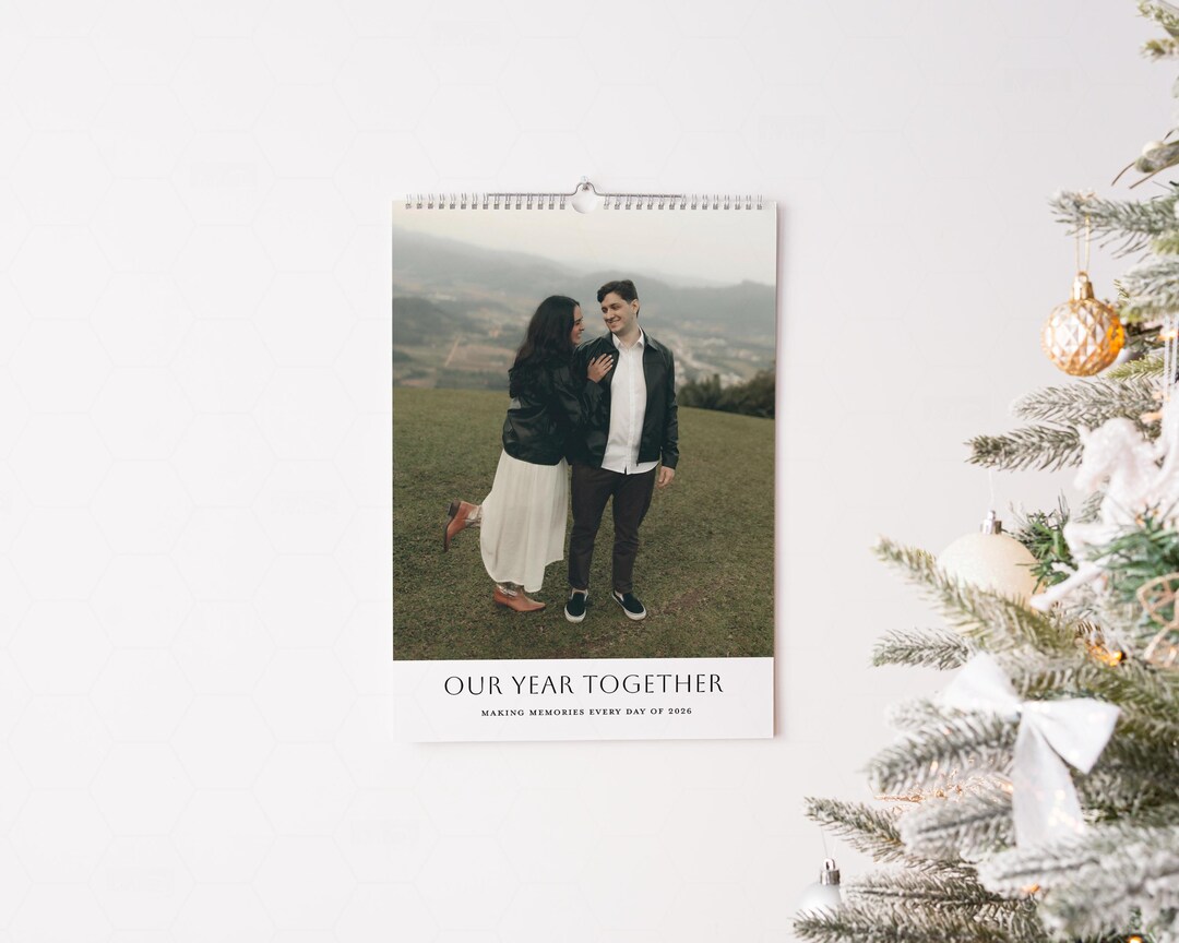 Custom Couple Photo Calendar 2026, Personalized Calendar With Your ...