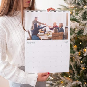 2025 Personalized Calendar, Custom Photo Calendar, Family Photo ...