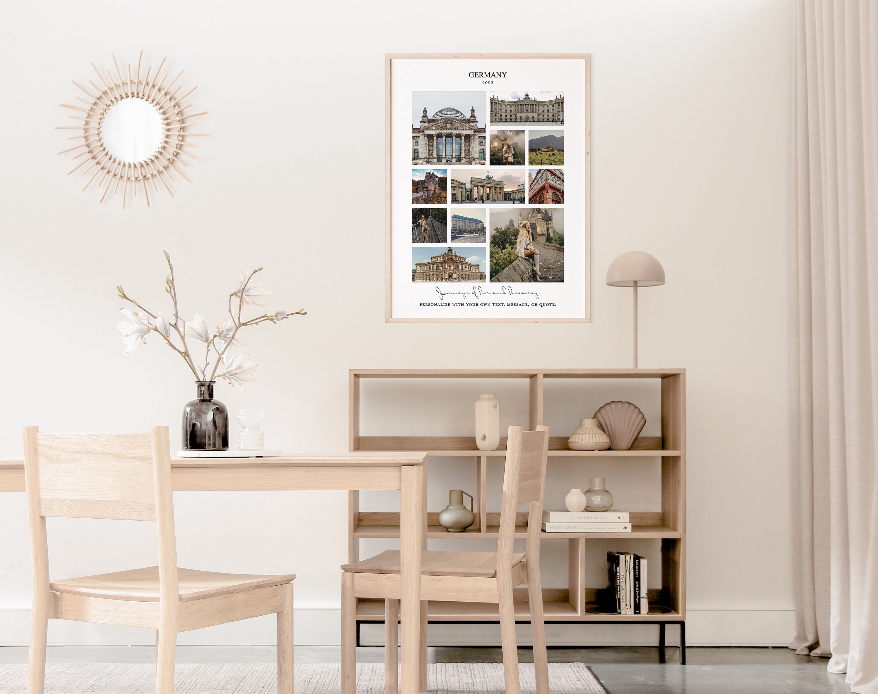 Germany Photo Collage Gift, Personalized Germany Travel Vacation Gift ...
