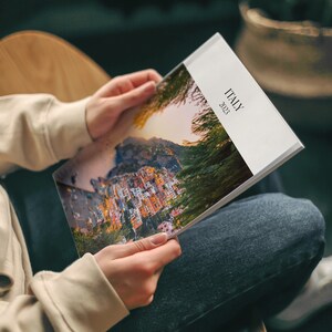 Italy Photo Album Book, Personalized Photo Album, Our Adventure Book ...