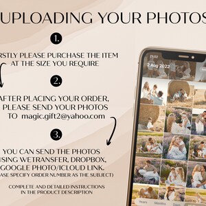 Personalized Photo Album Book, Loss of Mother Gift, Memorial Photo Book ...