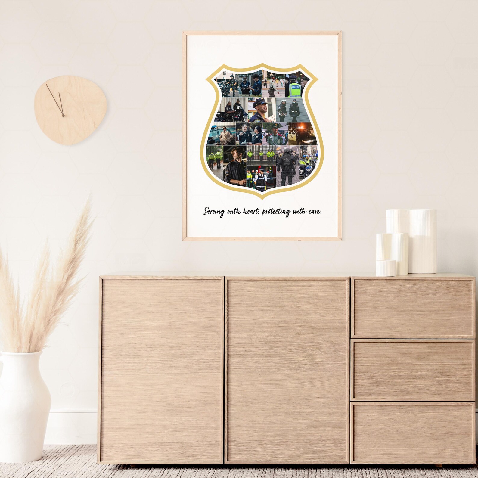 Police Photo Collage Gift, Personalized Police Officer Gift, Law ...