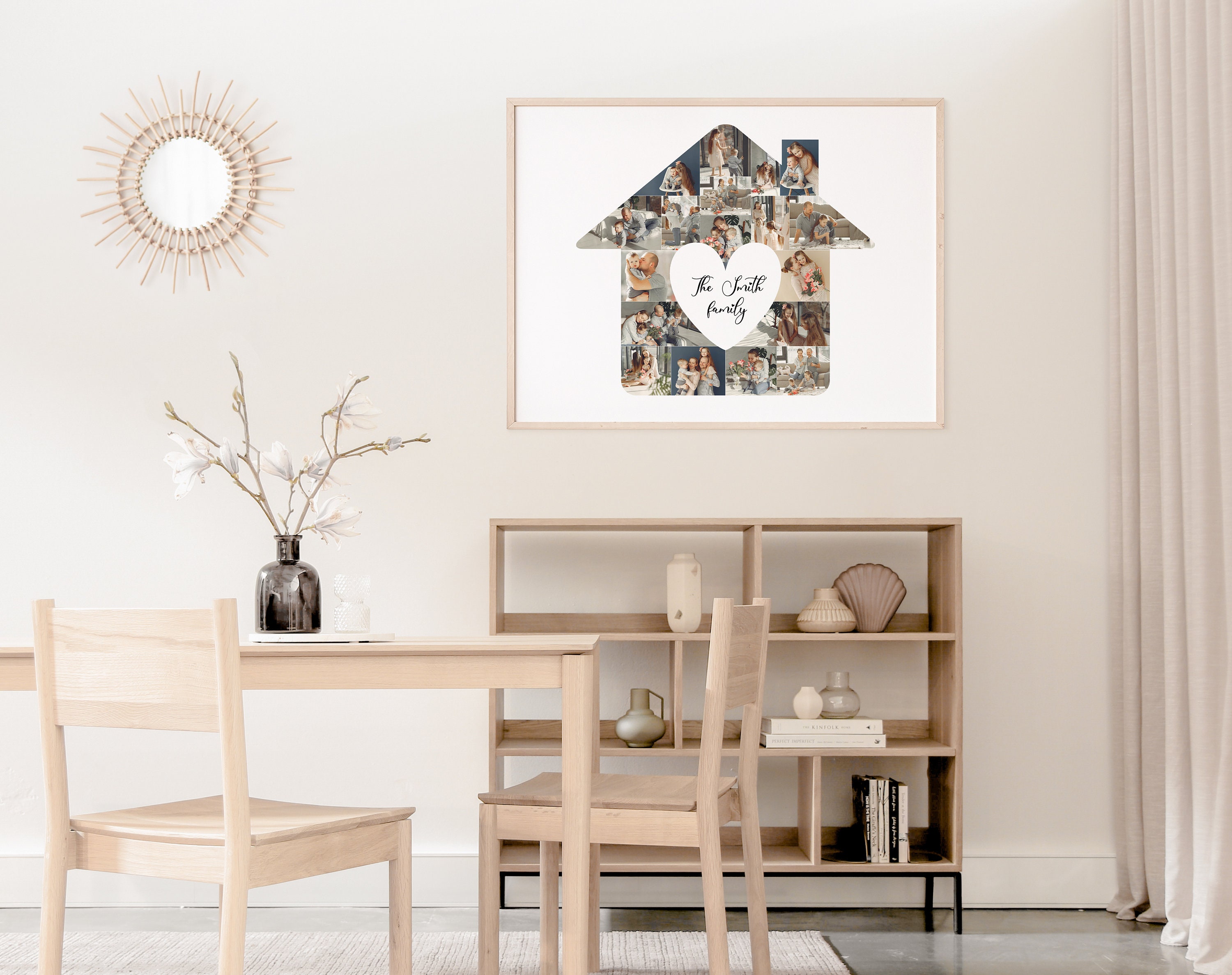 House Photo Collage, Family Photo Collage, Custom Photo Collage, Family ...