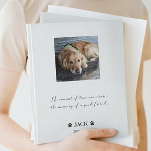 Pet Memorial Photo Book, Loss of Pet Gift, Loved You Your Whole Life ...