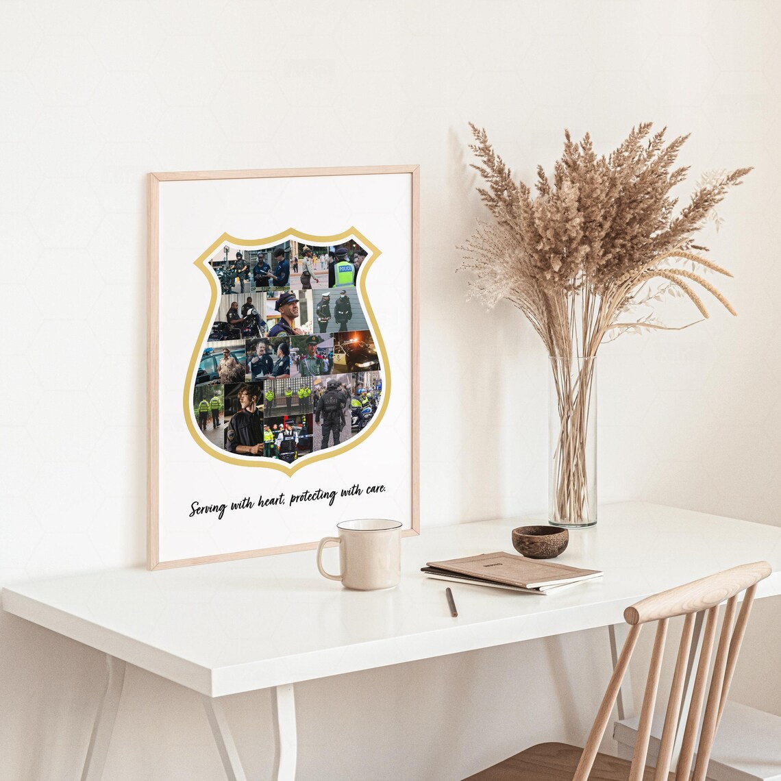 Police Photo Collage Gift, Personalized Police Officer Gift, Law ...