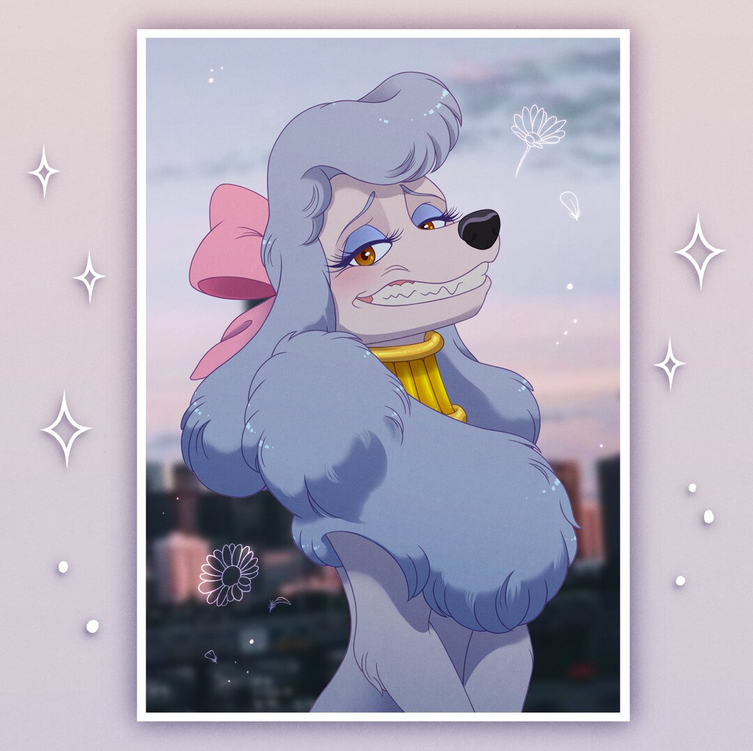 Oliver and Company Print Georgette Art Prints Disney Print Cute Wall ...