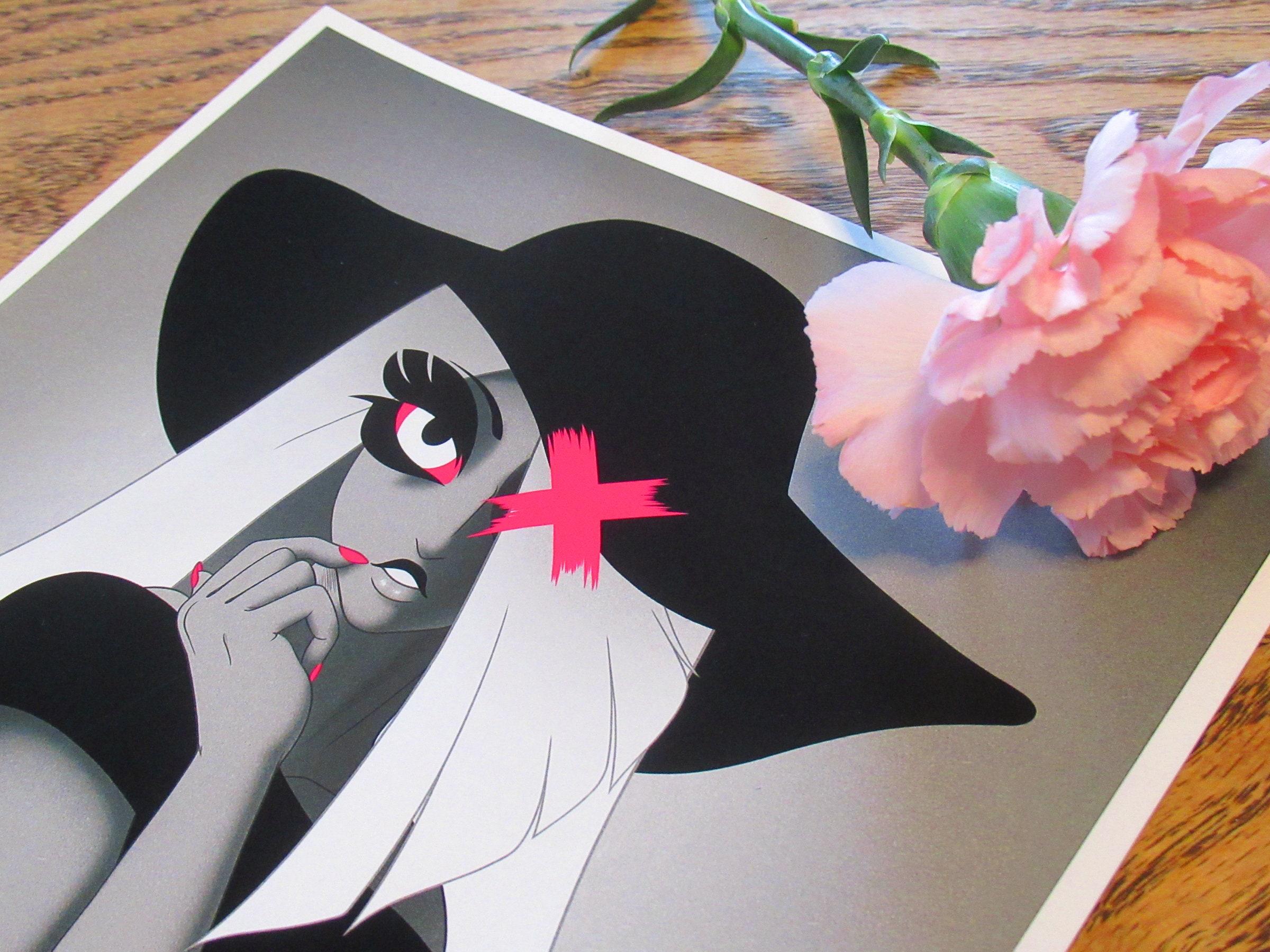 Hazbin Hotel Print Vaggie Art Prints Helluva Boss Print Cute Wall Decor ...