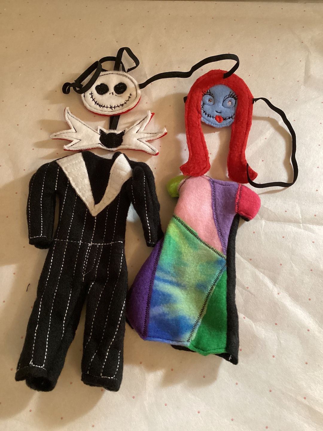 Jack and Sally Elf Costumes Bundle 5pc - Etsy