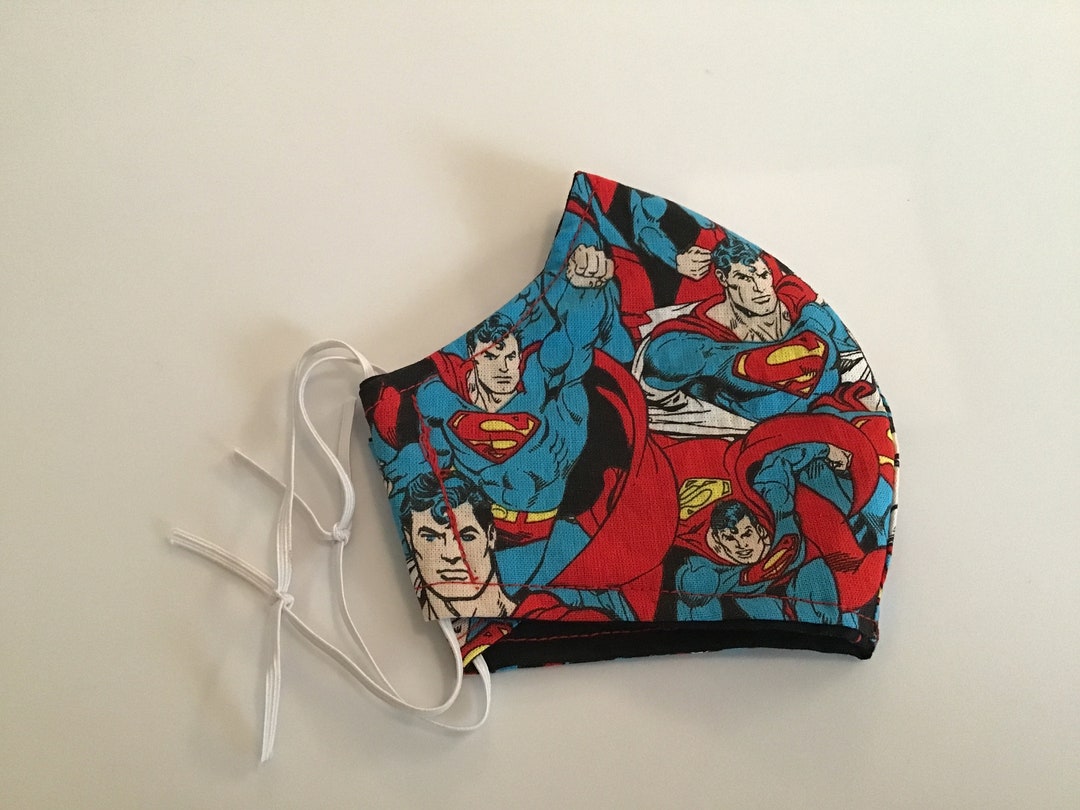 Kids/small the Man With the S Face Cover - Etsy