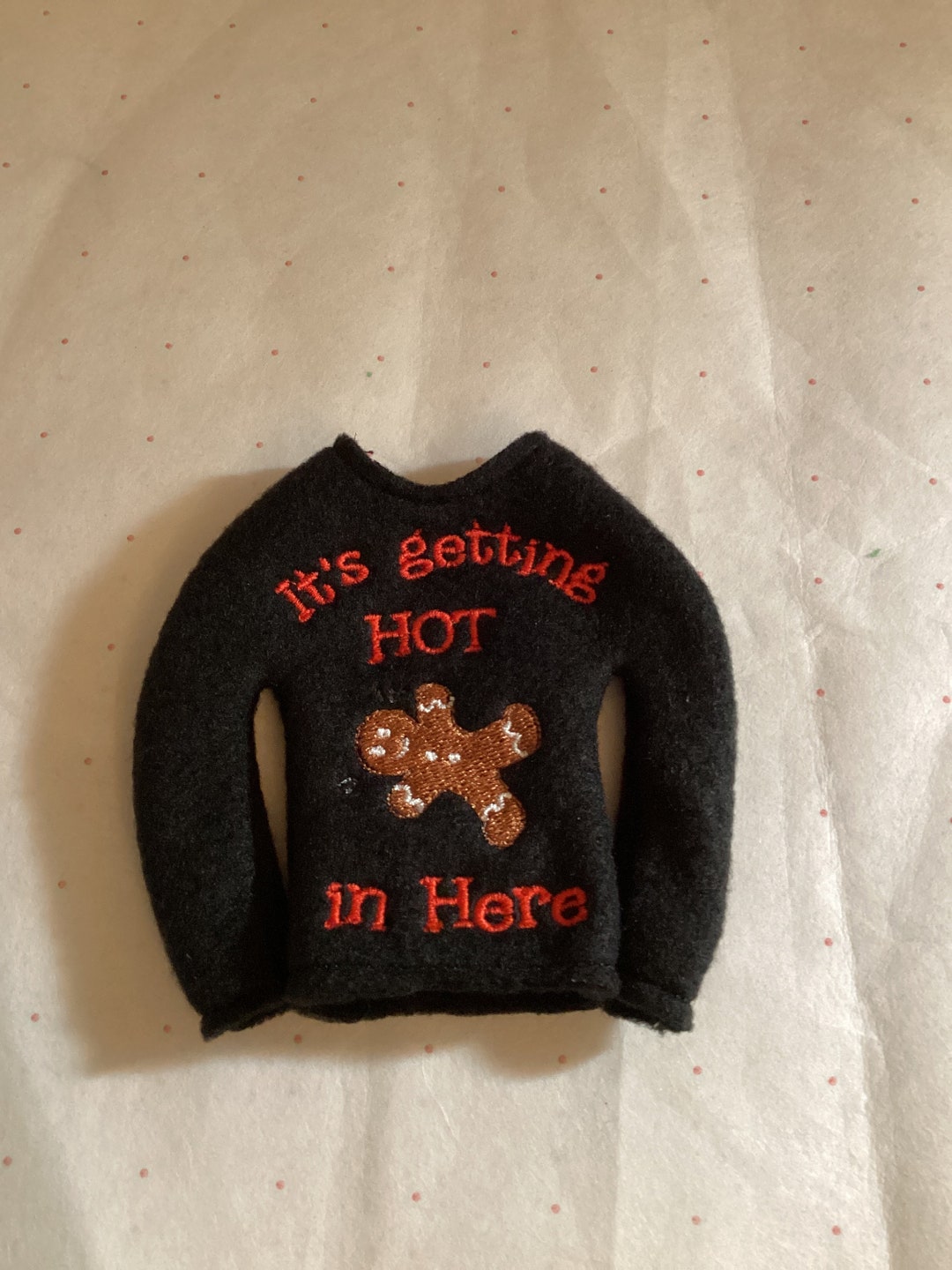 Christmas Elf Gingerbread Cookie Sweater - Etsy